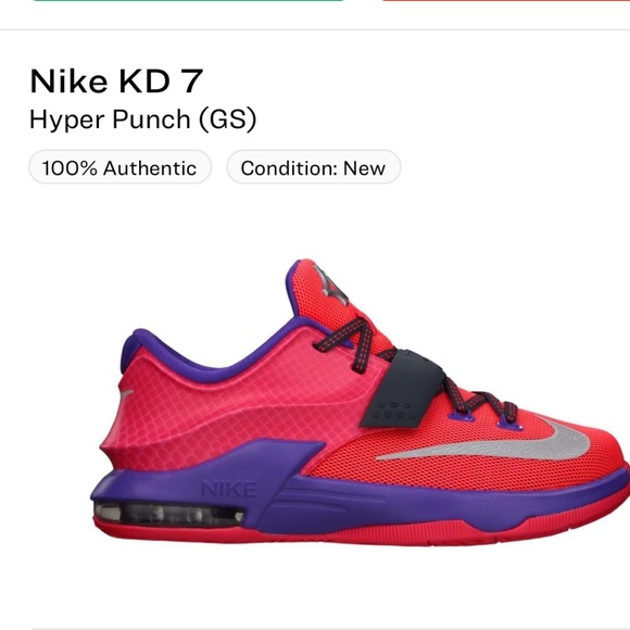 Nike | Shoes | Nike Pink Purple Kd 7 | Poshmark